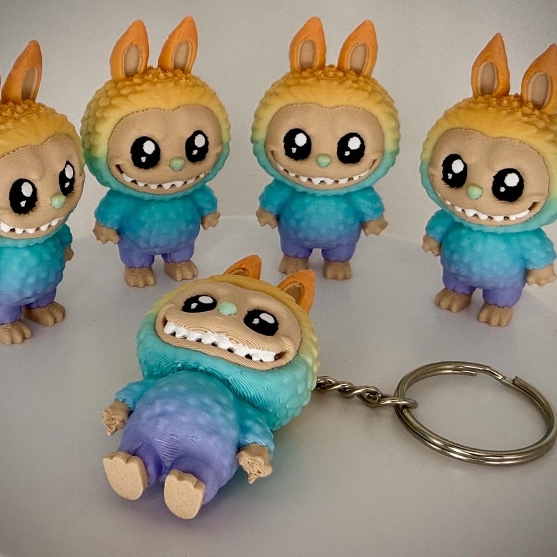 Labubu Keychains Mini - Etsy