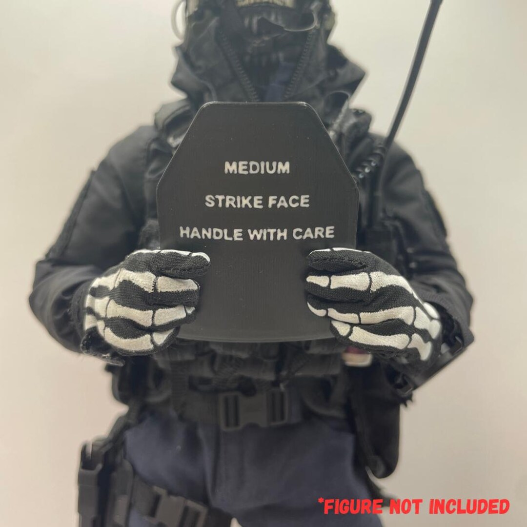 1/6 Scale Sapi Body Armor Plate, Tactical Dummy Training SAPI Plate ...