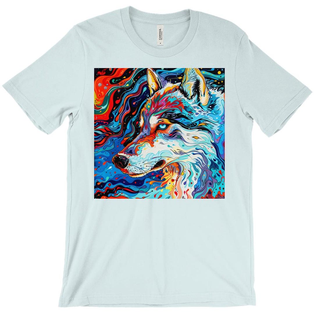Impressionist Wolf 1 - Etsy