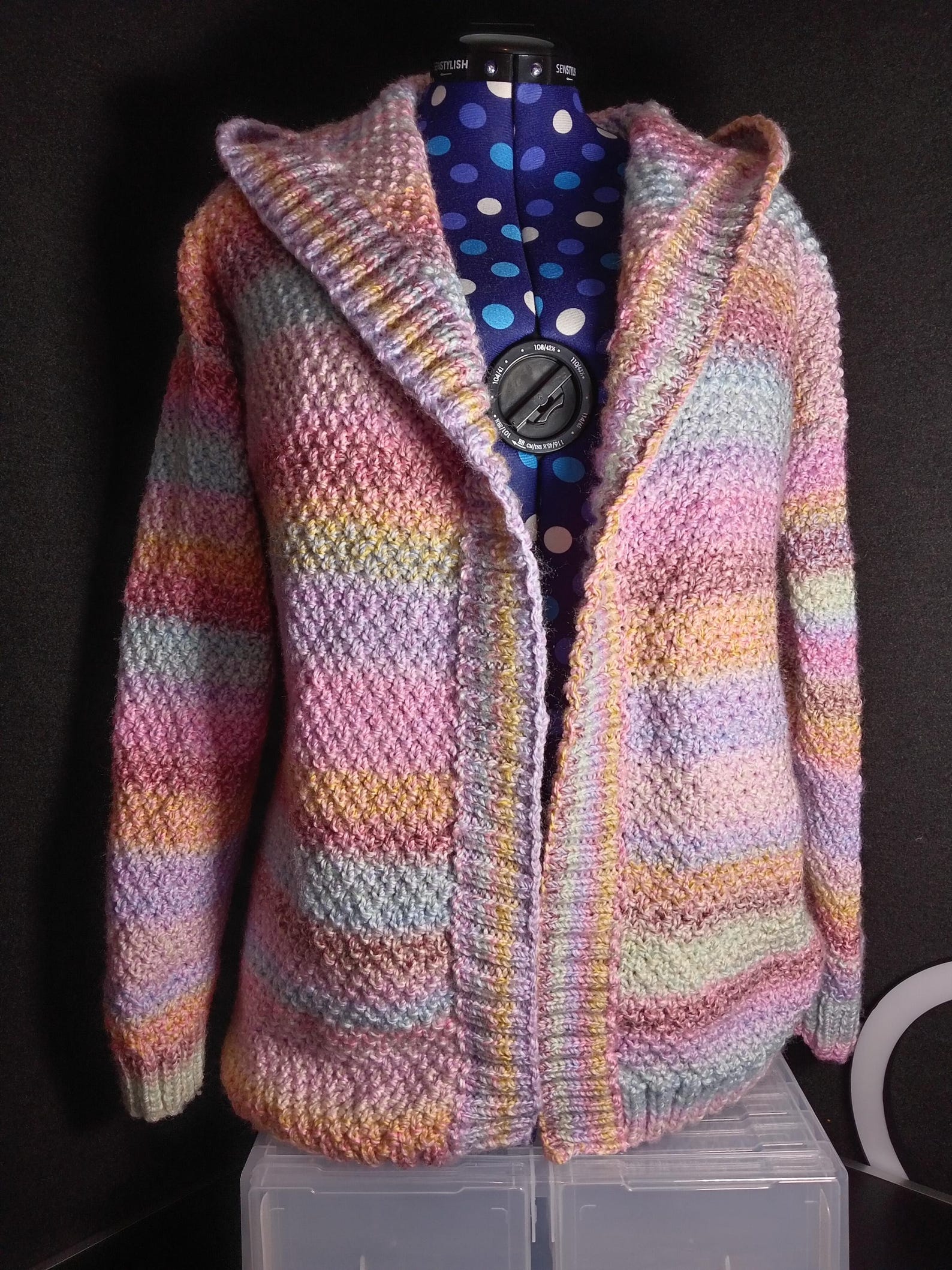 Hooded Chunky Hand Knit Cardigan - Etsy