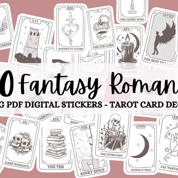 Romantasy Tarot Deck - Etsy