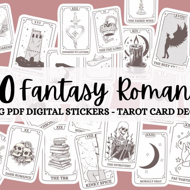 Romantasy Tarot Deck - Etsy