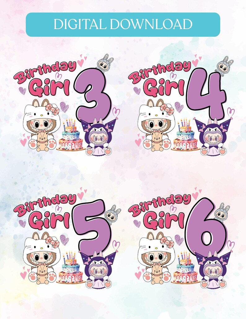 Labubu, the Monsters Pink Meme Birthday Girl, PNG Labubu,monster La Bubu, Birtday Girl, Digital ...