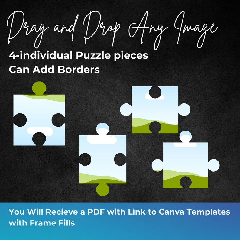 Design Your Own Jigsaw Puzzle, Drag and Drop Photo, Editable Puzzle ...