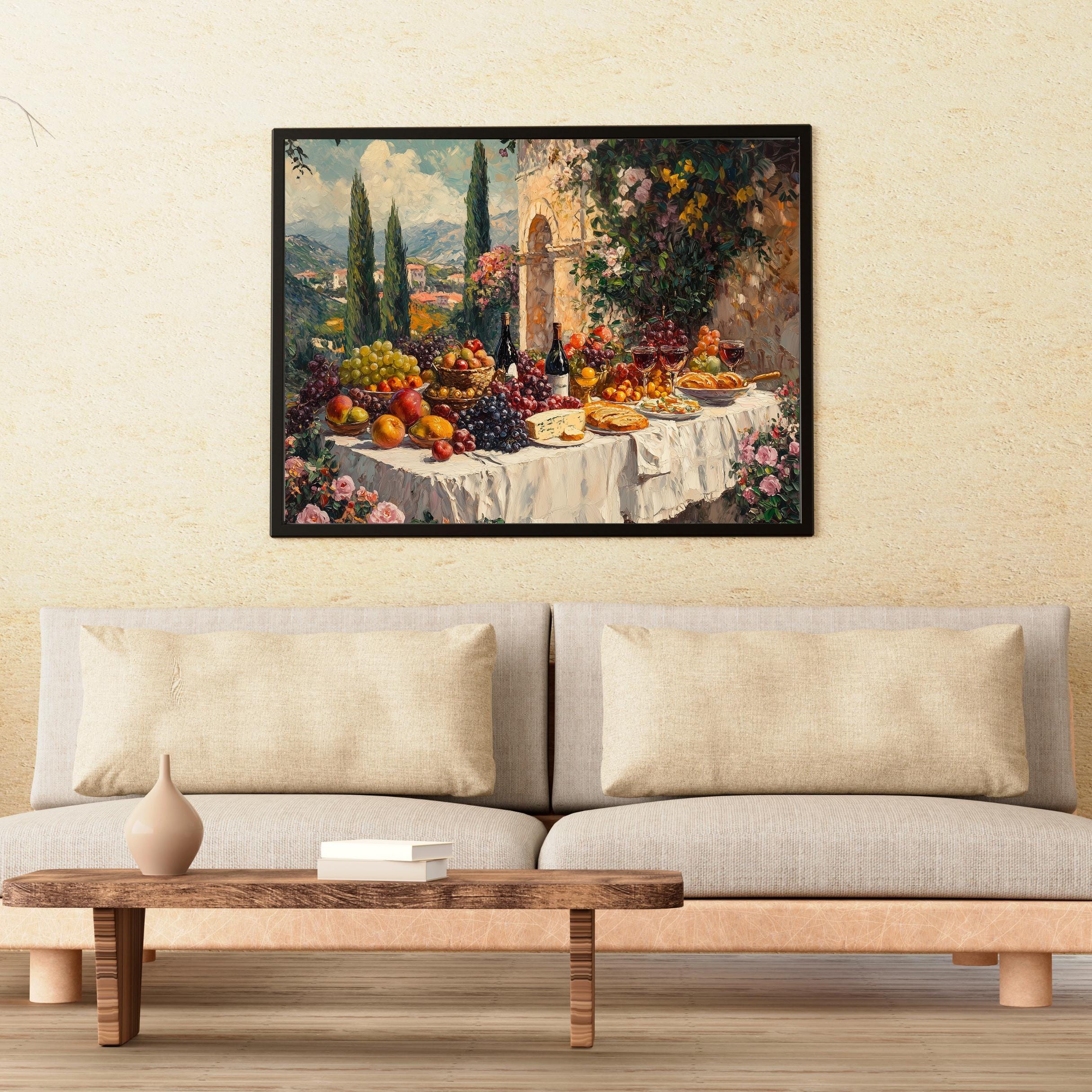 Castle Garden Banquet | Medieval Feast Art | Digital Print #076 - Etsy