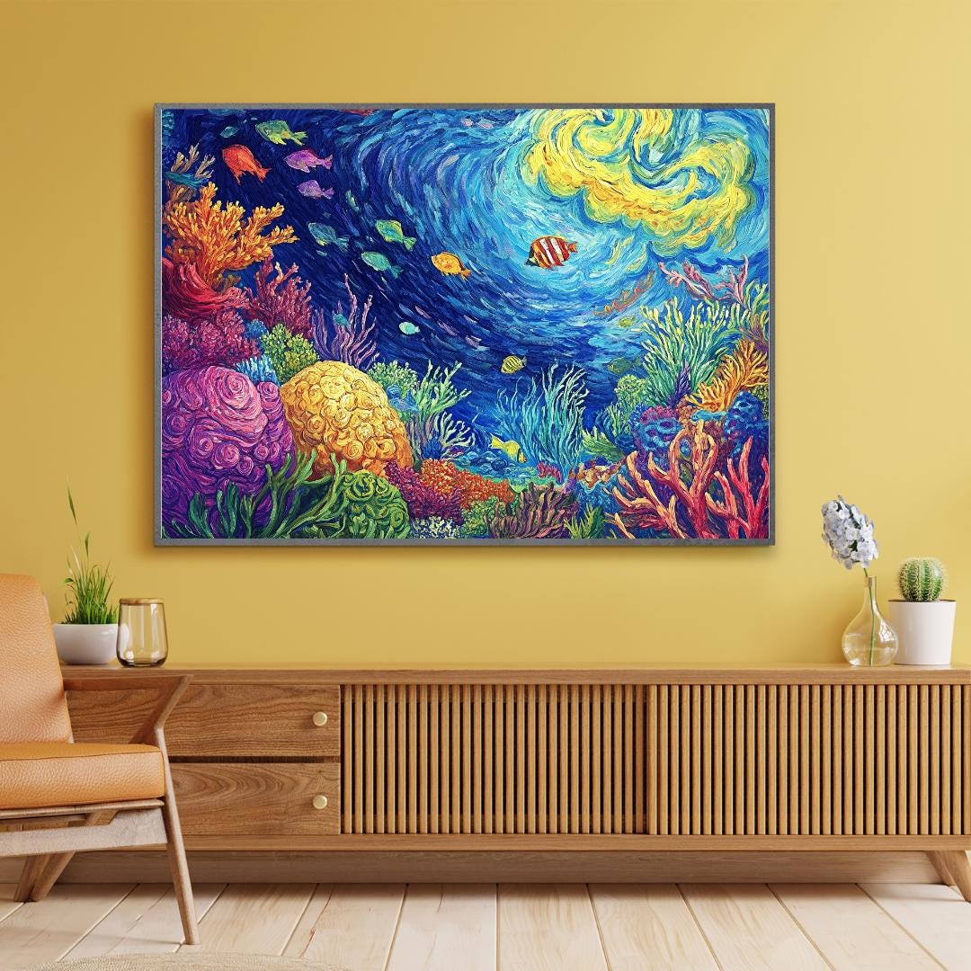 Underwater Coral Reef | Ocean Art | Digital Print #030 - Etsy