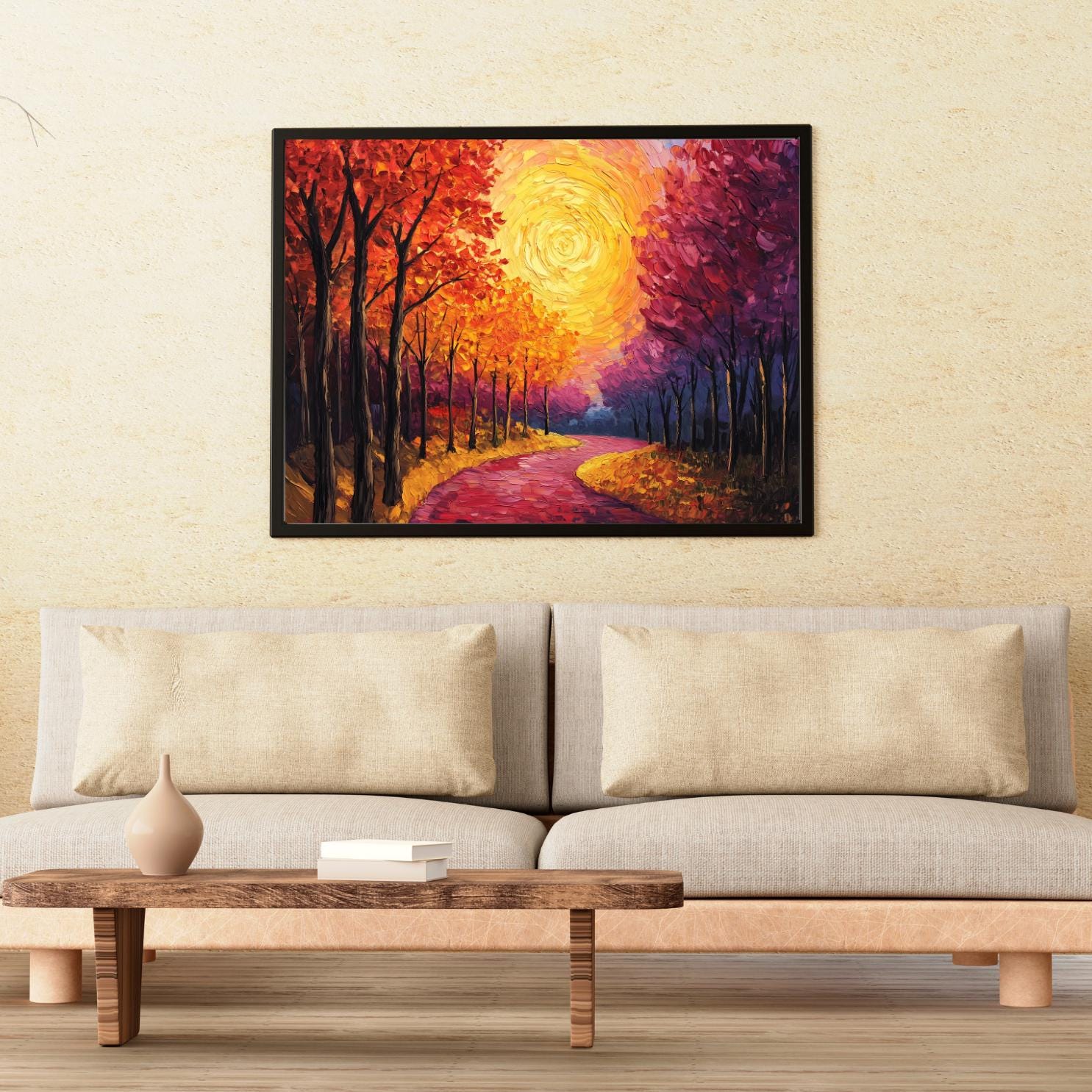 Autumn Forest Path | Fall Landscape Art | Digital Print #094 - Etsy
