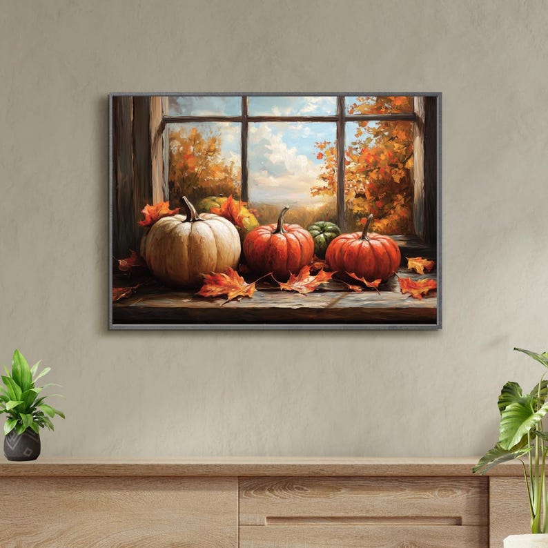 Van Gogh-inspired Autumn Still Life With Pumpkins | Fall Decor ...