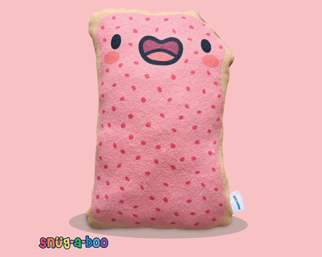 Cherry Pop Tart Plush - Yummy Food Plush Pillow - Fun Cherry Pastry ...