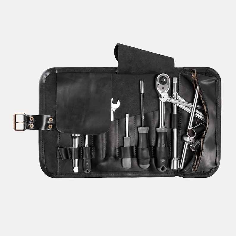 Craft Tools Roll Bag Garage Organizer Canvas Tools Storage Leather Roll ...