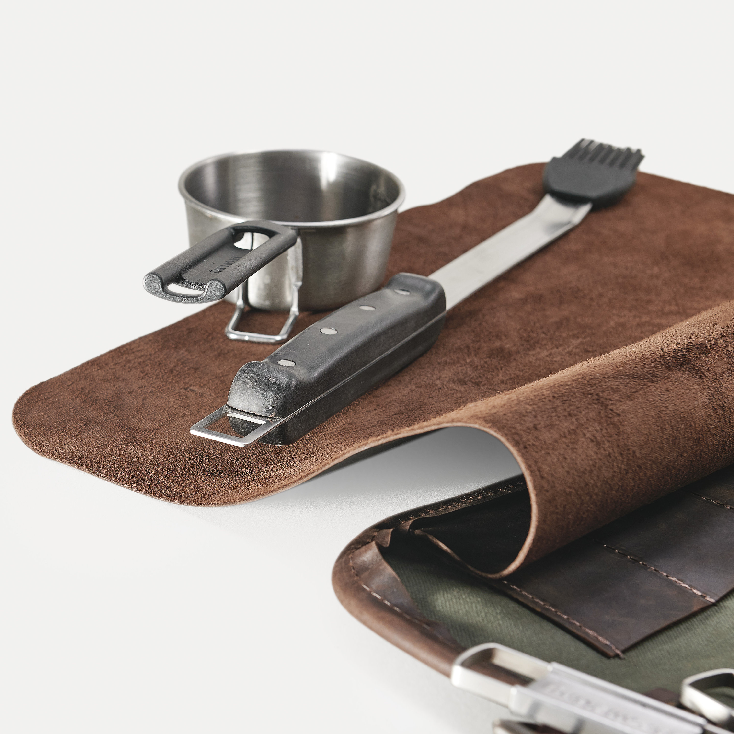 Grill Tool Holder Grilling Tool Organizer Personalizer Grill Tools Case Grill Roll Bag BBQ Gift ...