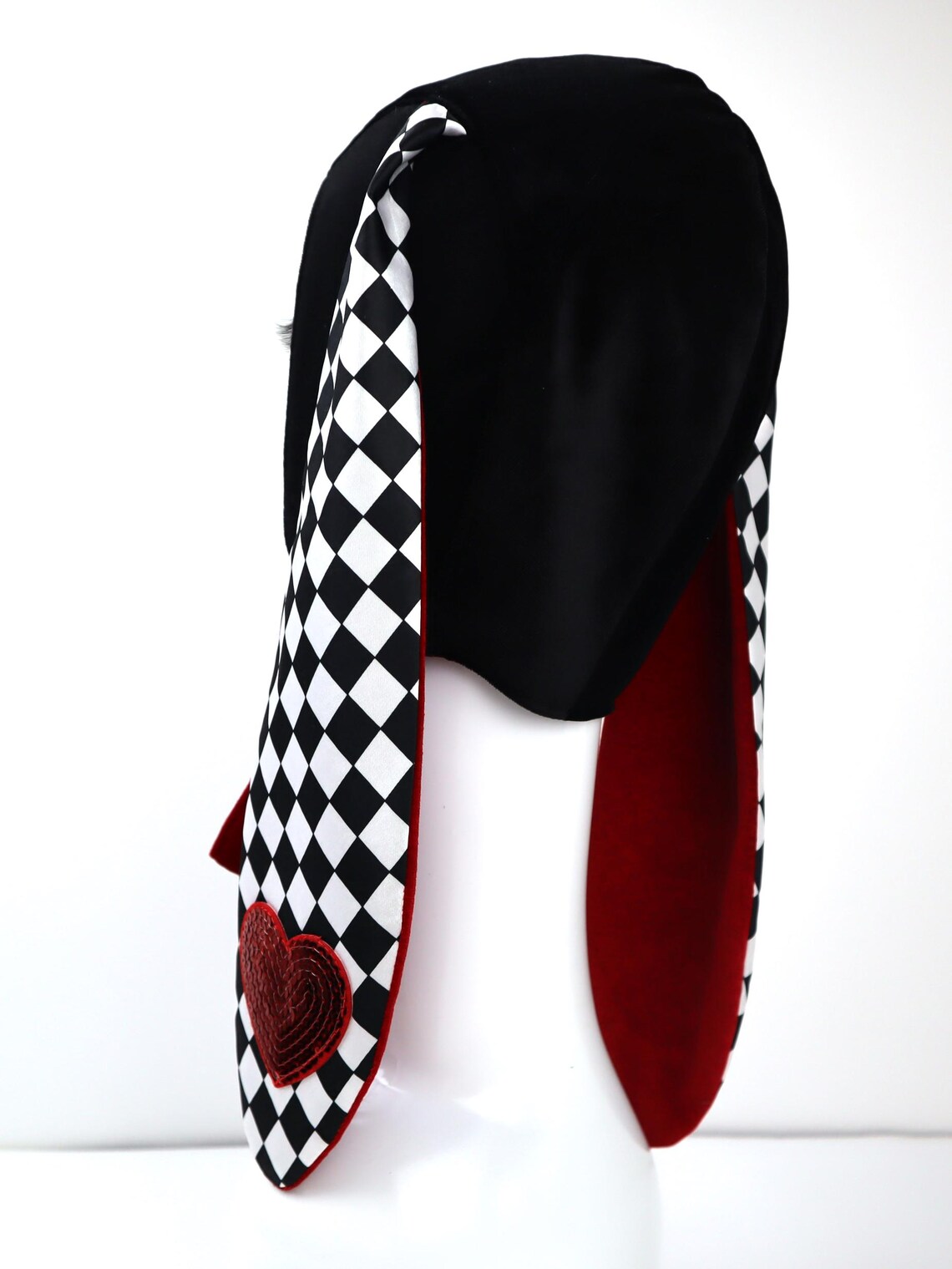 Burlesque Jester Hat – Circus Clown Costume Headpiece, Harlequin Jester ...