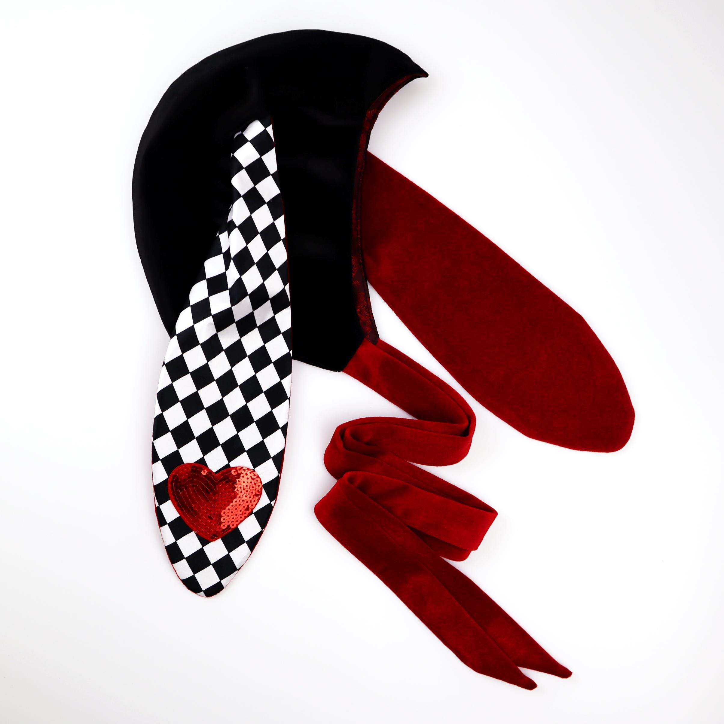 Burlesque Jester Hat – Circus Clown Costume Headpiece, Harlequin Jester ...