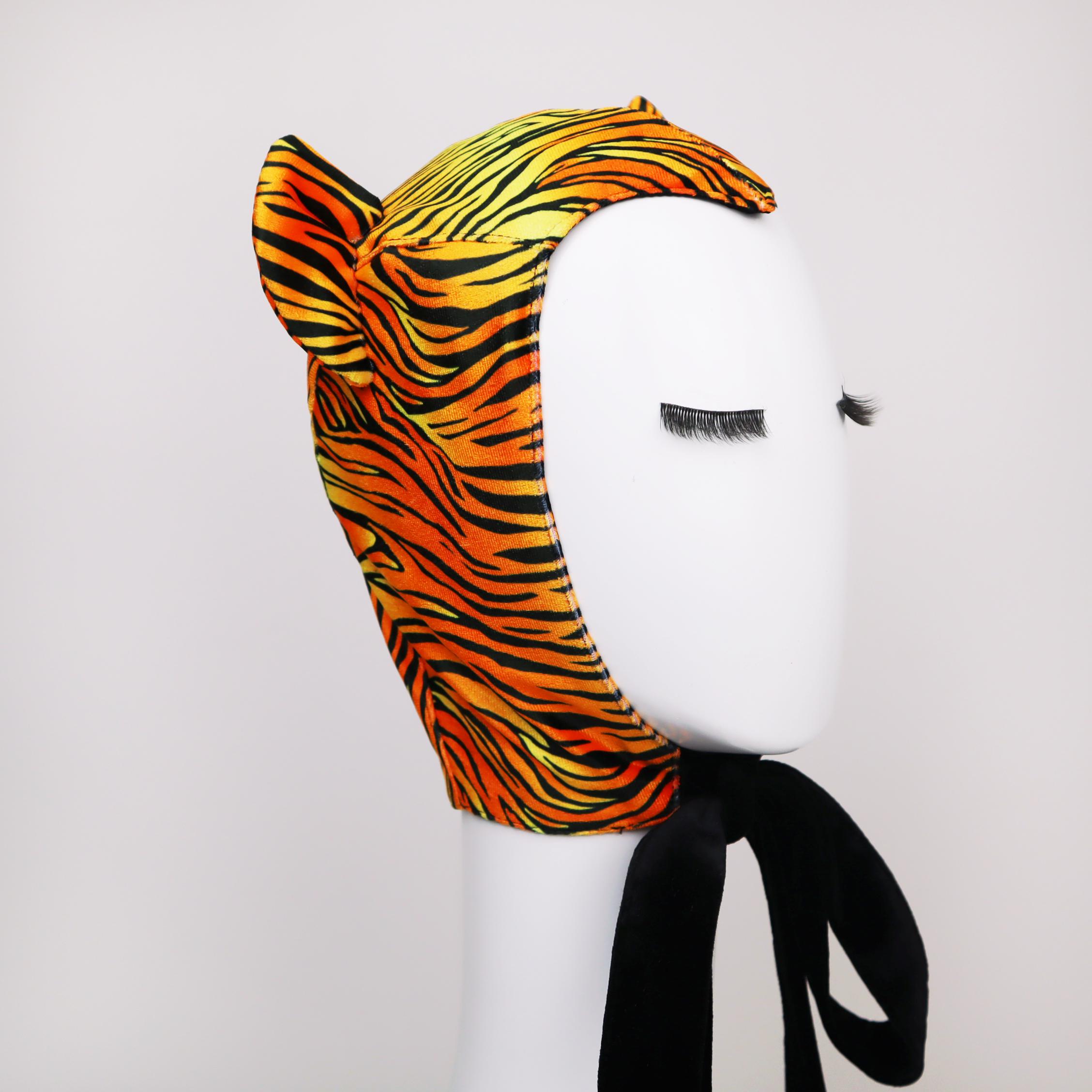 Vintage Tiger Bonnet Tigra-style Hood Tiger Ears – Burlesque Cosplay ...