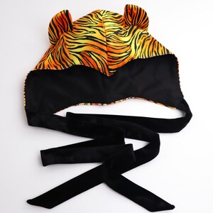 Vintage Tiger Bonnet Tigra-style Hood Tiger Ears – Burlesque Cosplay ...