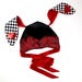Burlesque Jester Hat – Circus Clown Costume Headpiece, Harlequin Jester ...