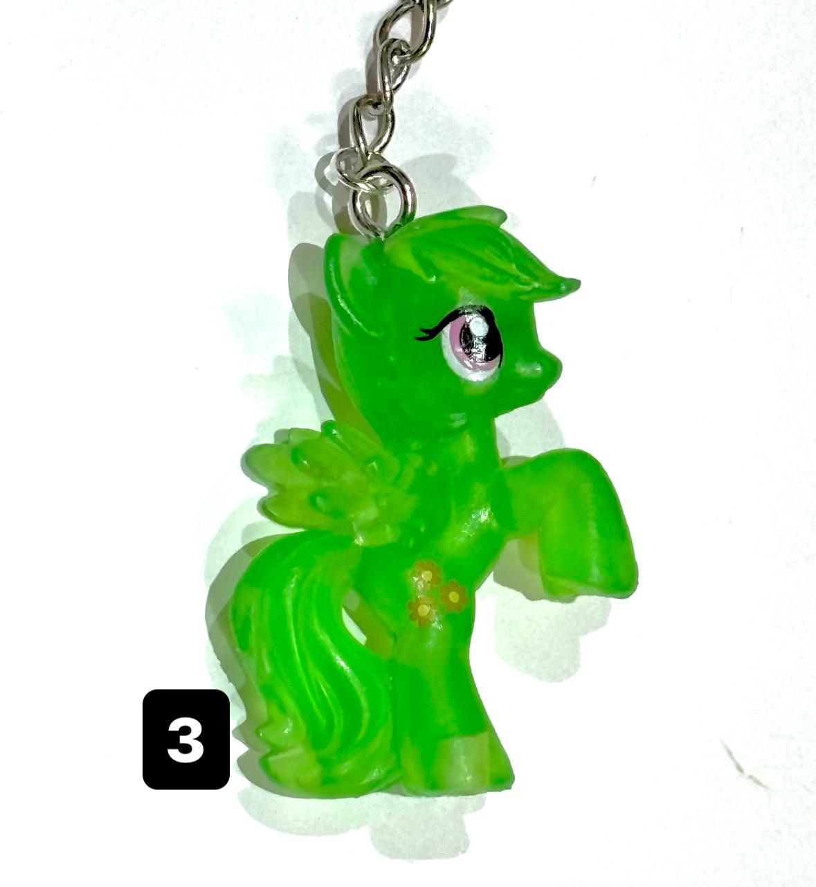 My Little Pony Mini Figure Keychain, Repurposed Mlp Figure - Etsy