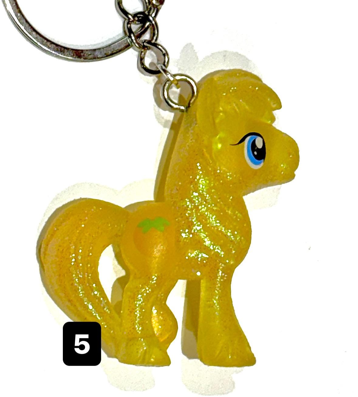 My Little Pony Mini Figure Keychain, Repurposed Mlp Figure - Etsy