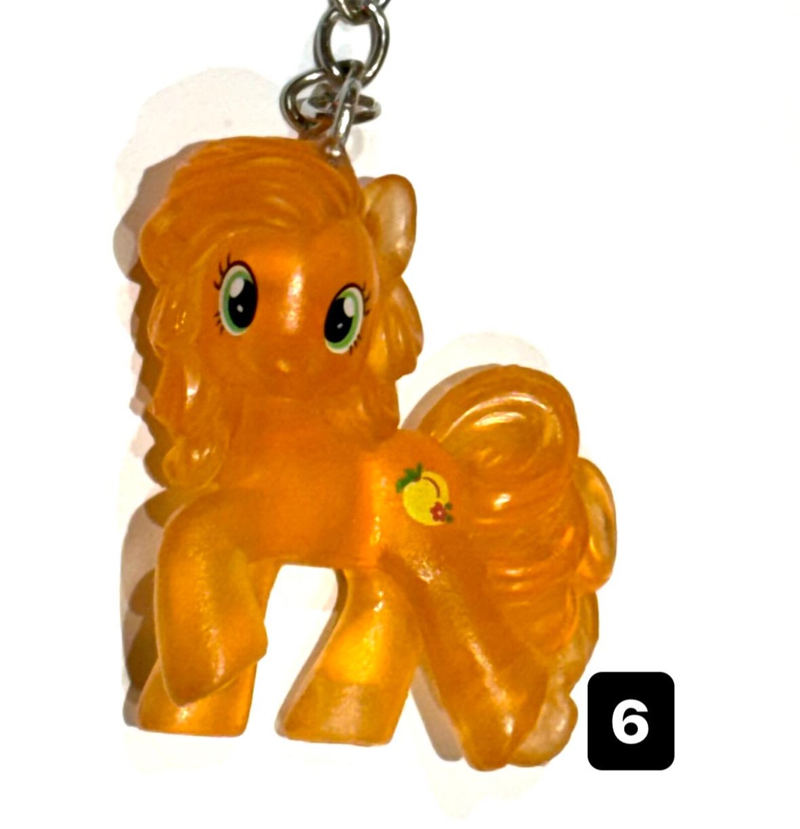 My Little Pony Mini Figure Keychain, Repurposed Mlp Figure - Etsy
