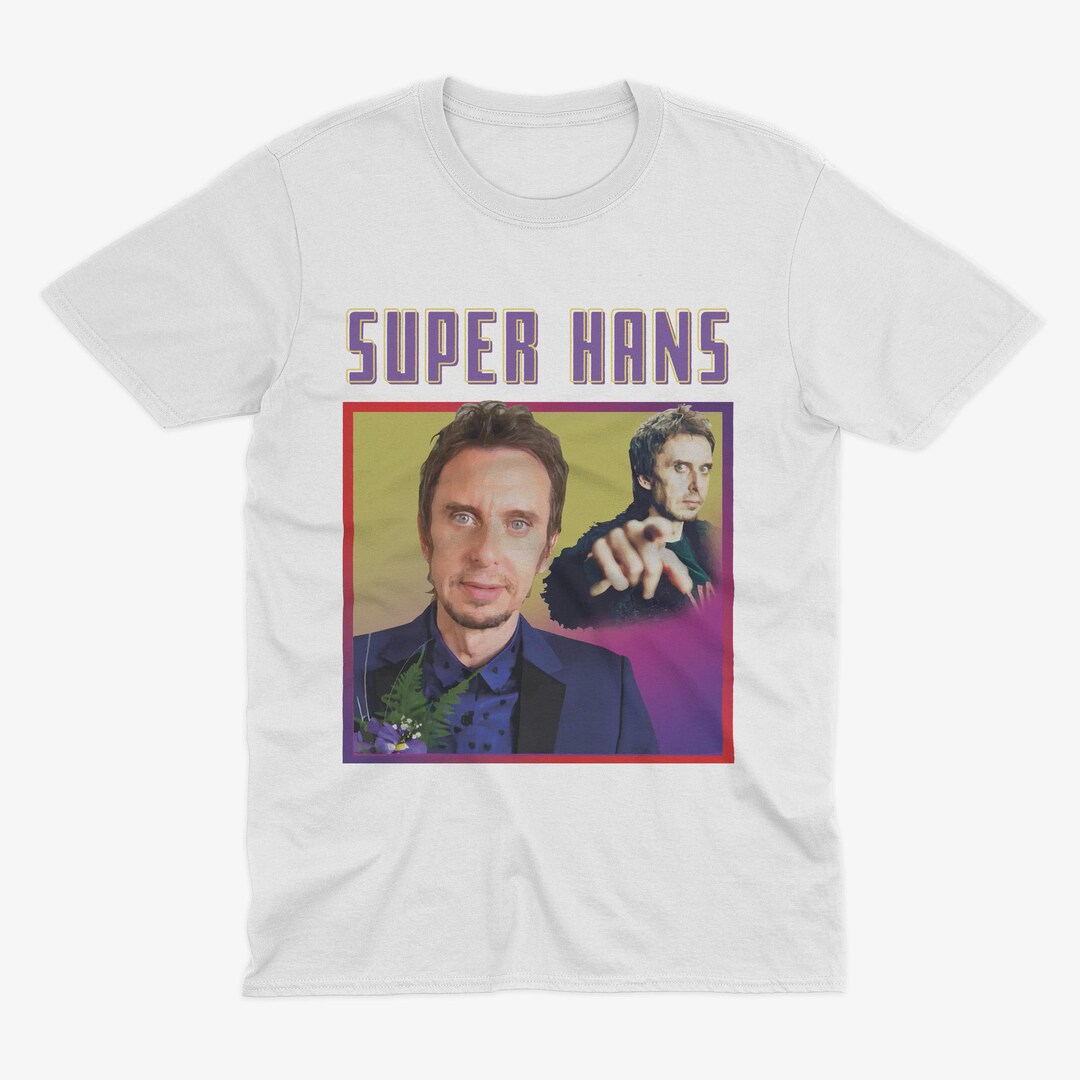 Peep Show, Retro Super Hans Graphic Tee - Peep Show Inspired Fan Art ...