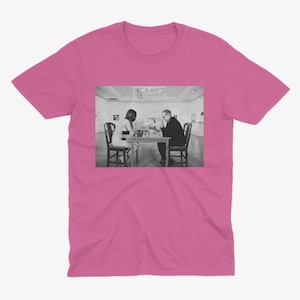 Iconic Eve Babitz and Marcel Duchamp Chess T Shirt, Cool Chess T Shirt ...