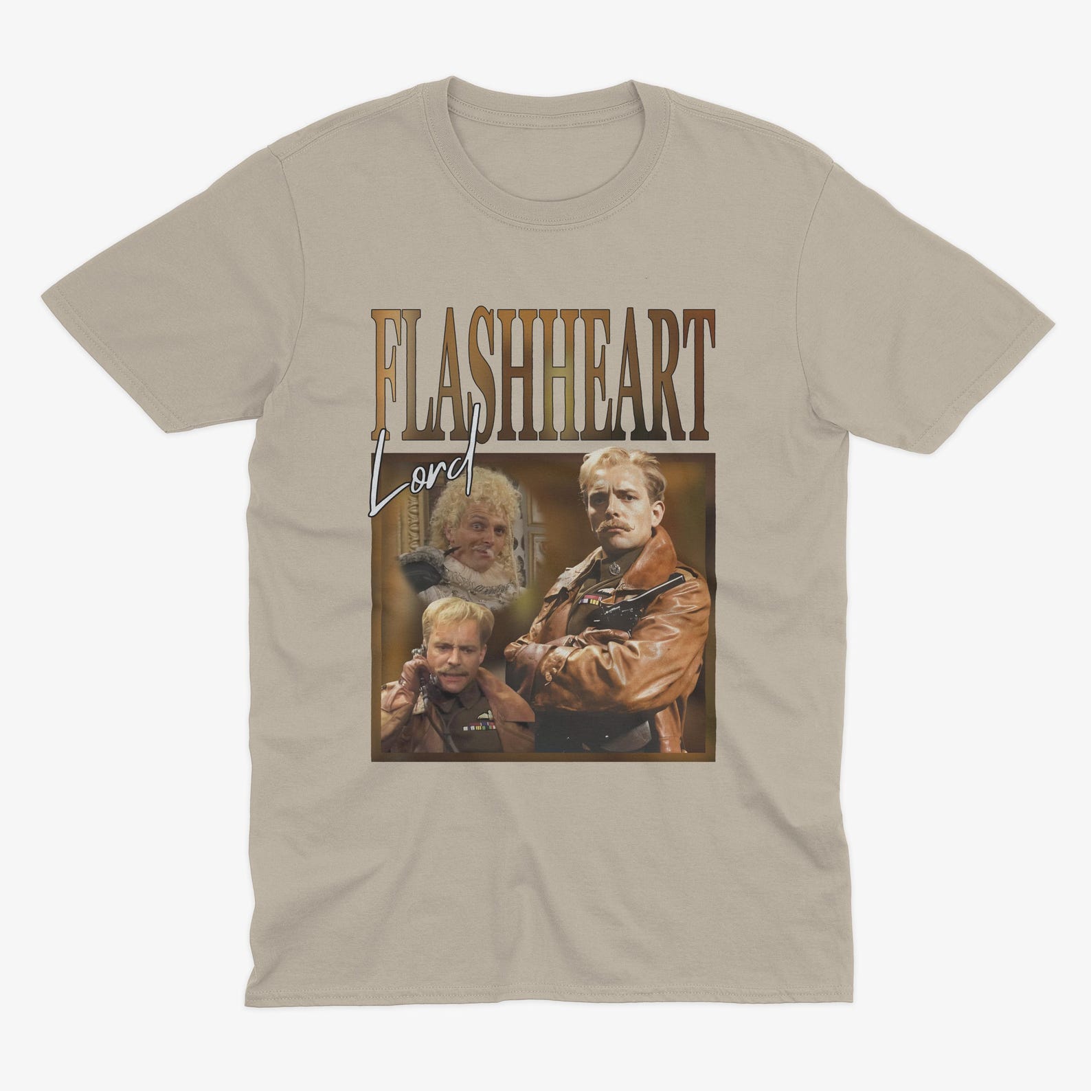 Lord Flashheart Retro Blackadder T Shirt - Blackadder Tribute, Lord ...