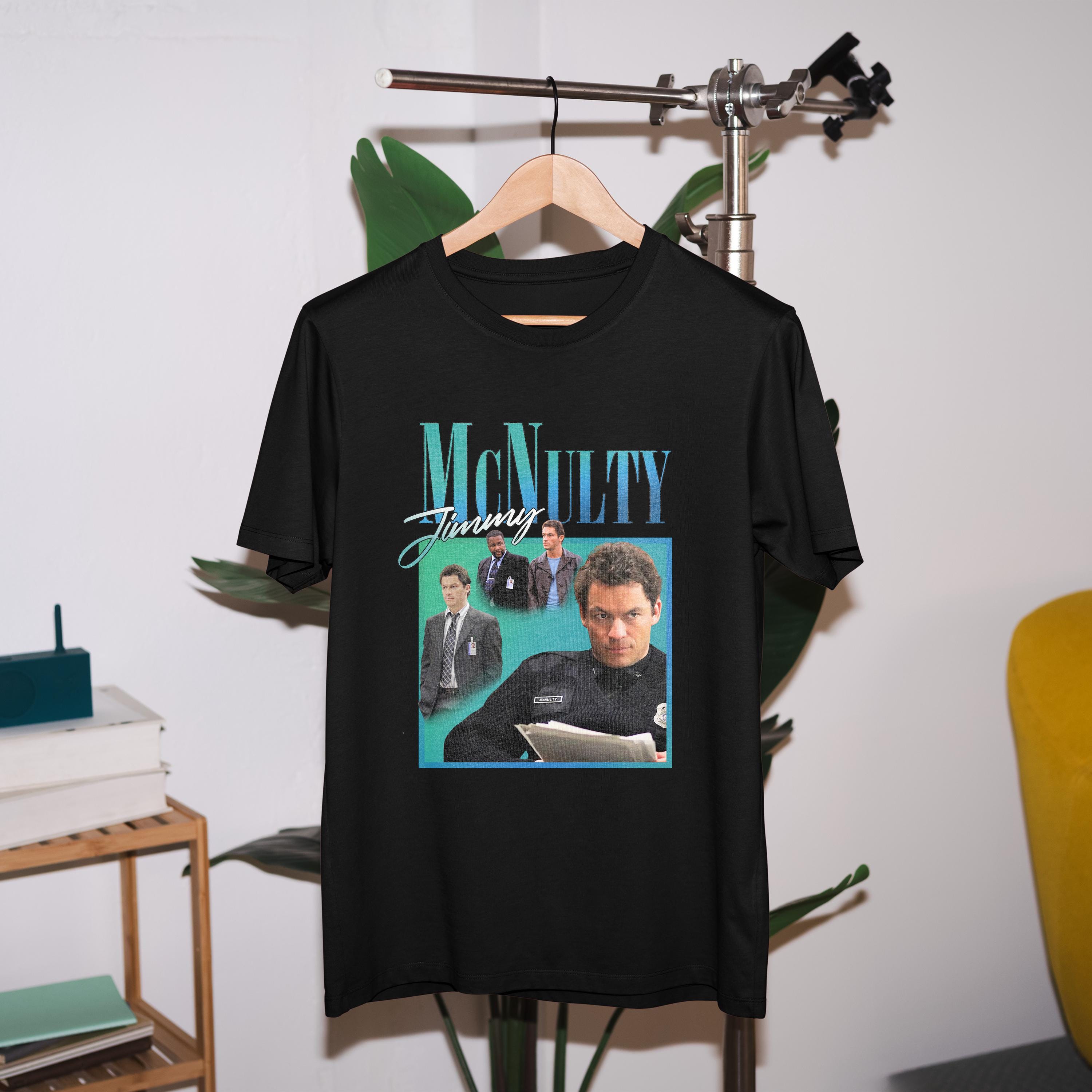 Epic Jimmy Mcnulty T-shirt – Iconic the Wire T Shirt, the Wire TV Show, Stringer Bell, Jimmy ...