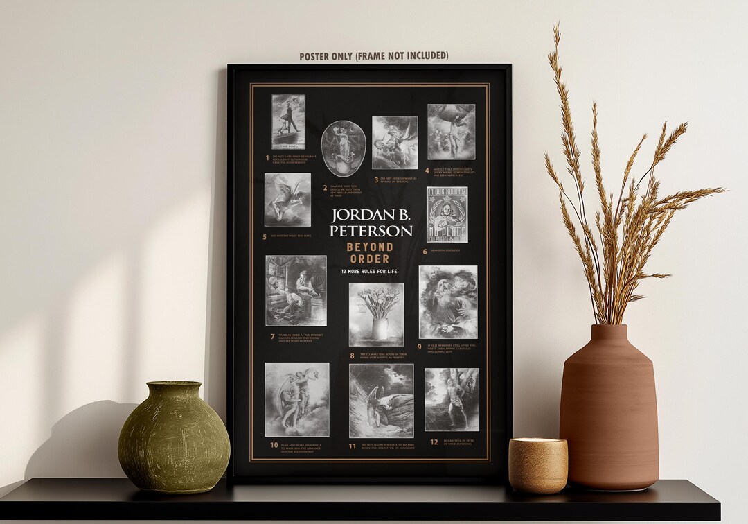 Epic Beyond Order Poster, Jordan Peterson Wall Art, Motivational Print ...
