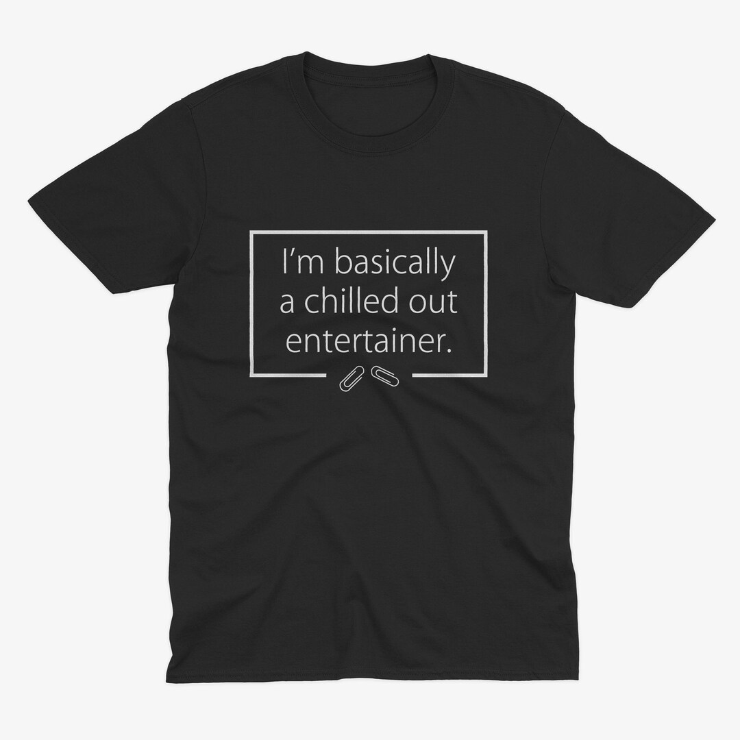 The Office UK T Shirt, David Brent Chilled-out Entertainer Tee, the ...