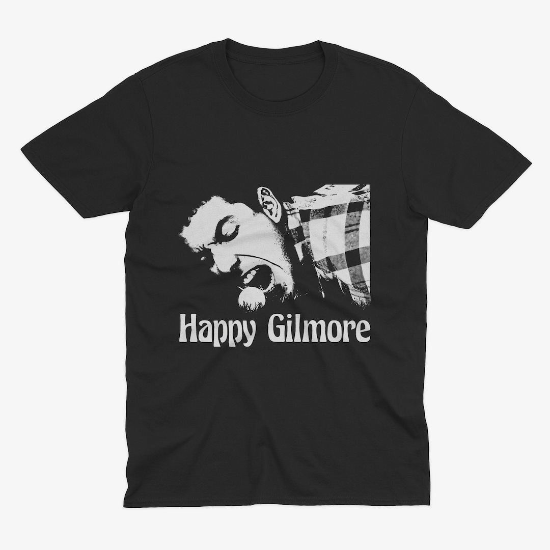 Happy Gilmore Retro T Shirt - Iconic Golf Comedy Tribute Design, Happy ...