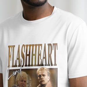 Lord Flashheart Retro Blackadder T Shirt - Blackadder Tribute, Lord ...