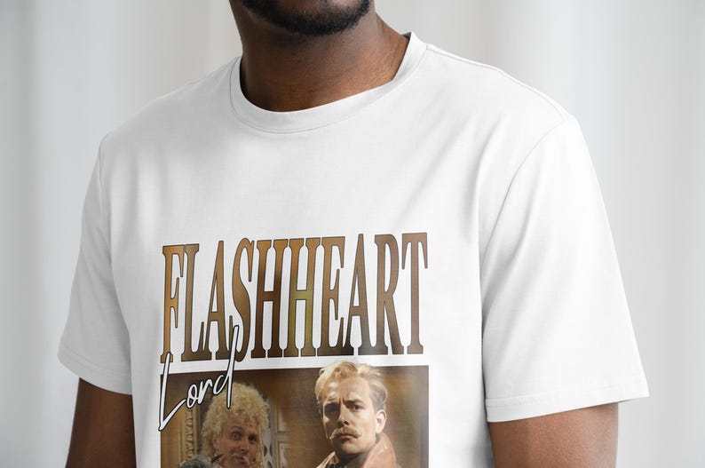 Lord Flashheart Retro Blackadder T Shirt - Blackadder Tribute, Lord ...