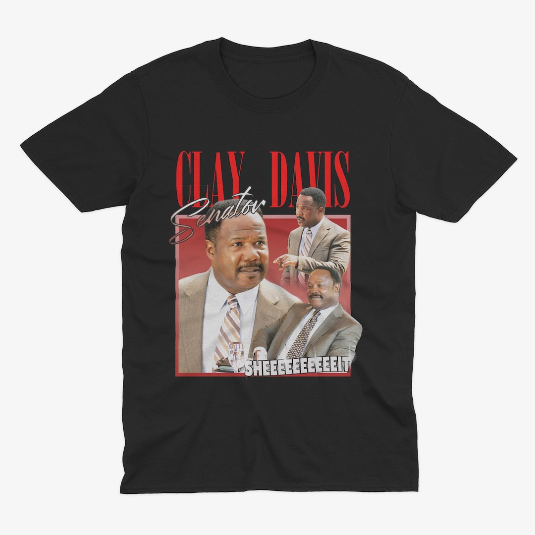 Clay Davis Senator Sheeeeeeeeeit T-shirt – Iconic the Wire T Shirt ...