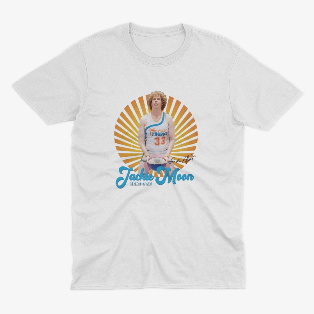 Jackie Moon "semi-pro" T-shirt – Vintage Flint Tropics Basketball ...