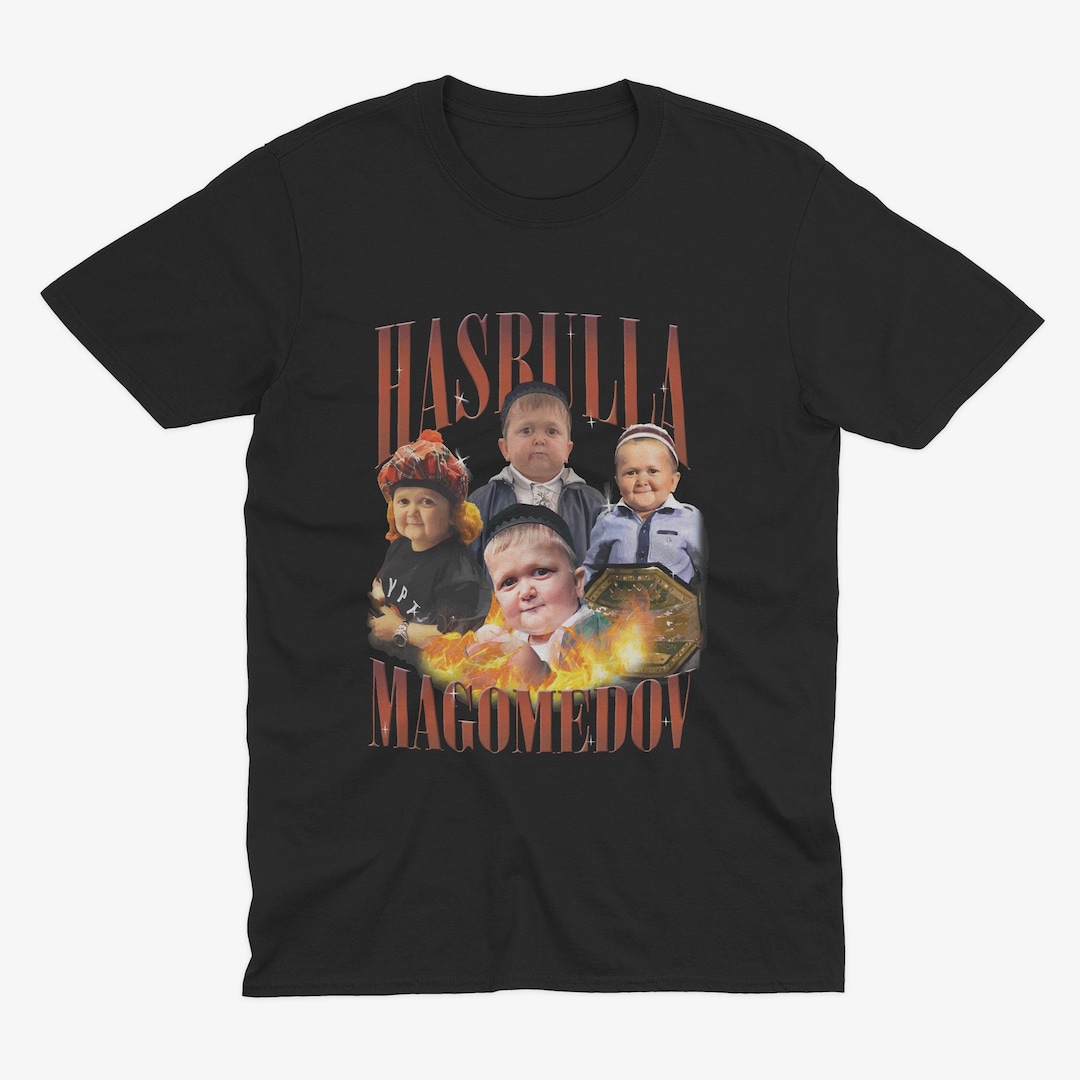 Hasbulla Magomedov Tribute T-shirt, Hasbik Fan Tee for Hasbulla ...