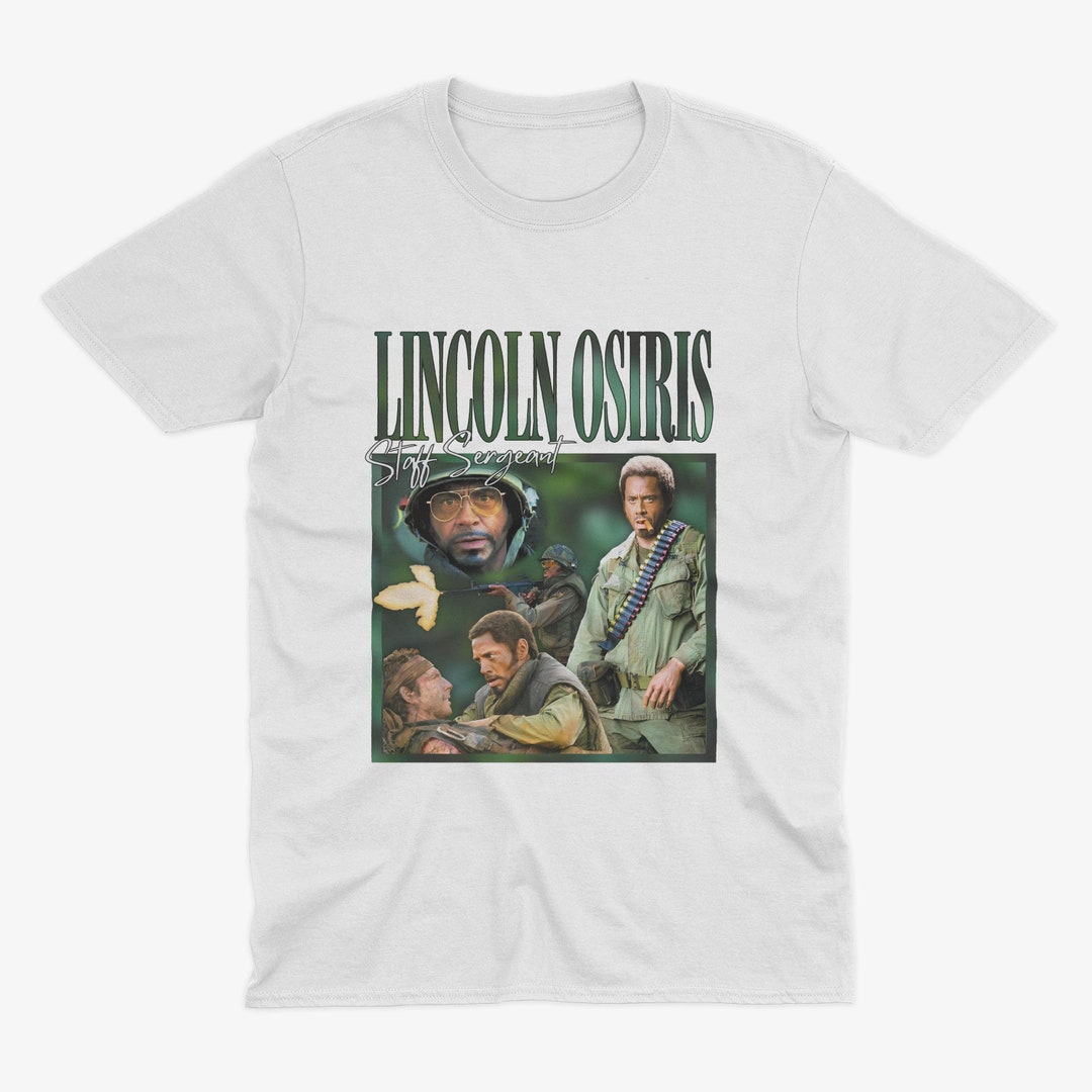 Lincoln Osiris Retro T Shirt - Tropic Thunder Movie, Tropic Thunder ...