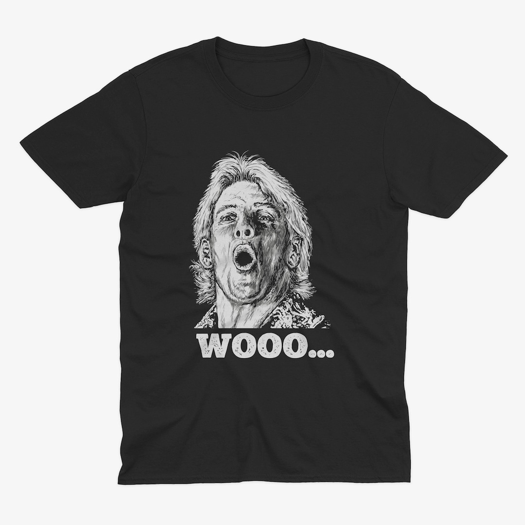 WOOO Vintage Wrestling Legend Tee – Iconic Flair Tribute Shirt, Ric ...