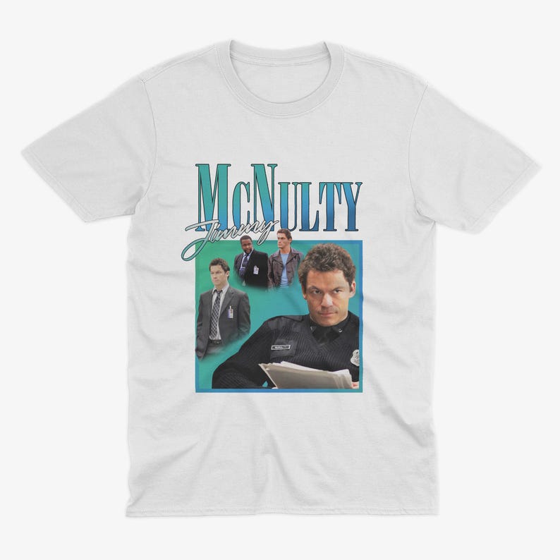 Epic Jimmy Mcnulty T-shirt – Iconic the Wire T Shirt, the Wire TV Show ...