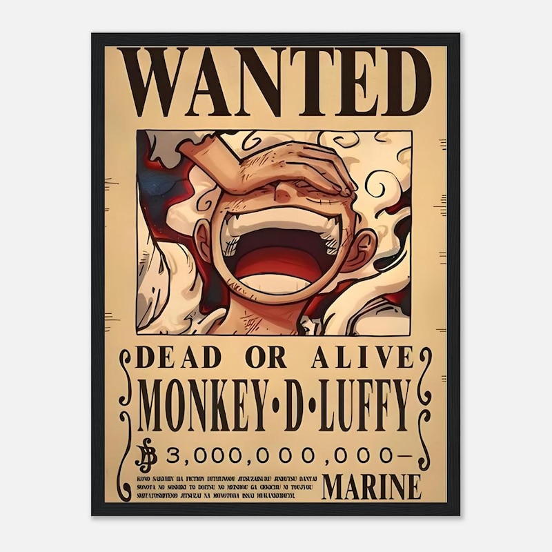 One Piece Bounty Poster - Etsy