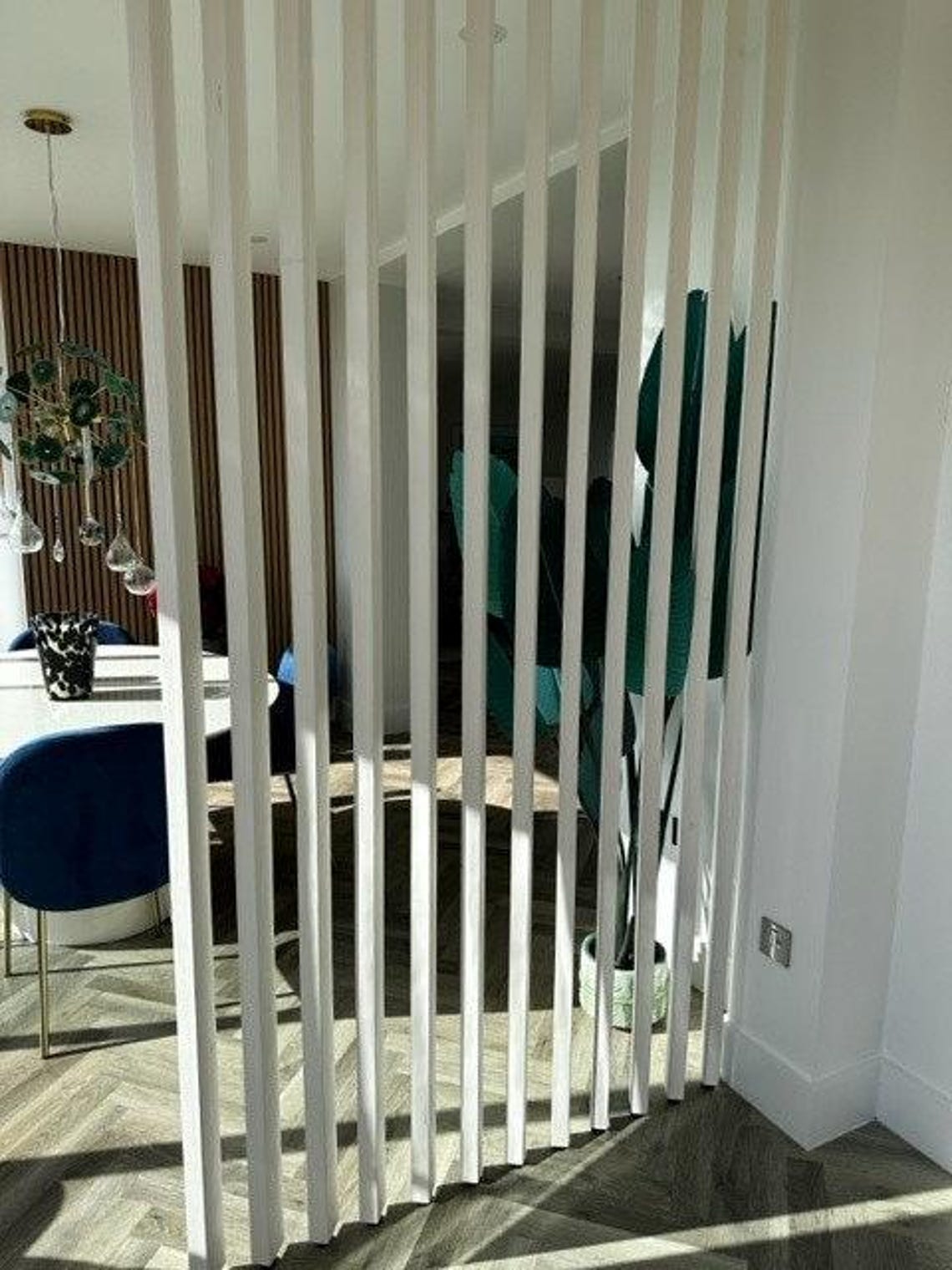 Painted Real Wood Room Divider Panels Self Install DIY Room Dividers ...