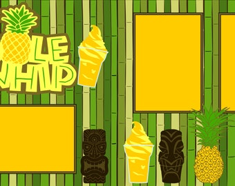 Dole Whip Scrapbook Layout - Etsy