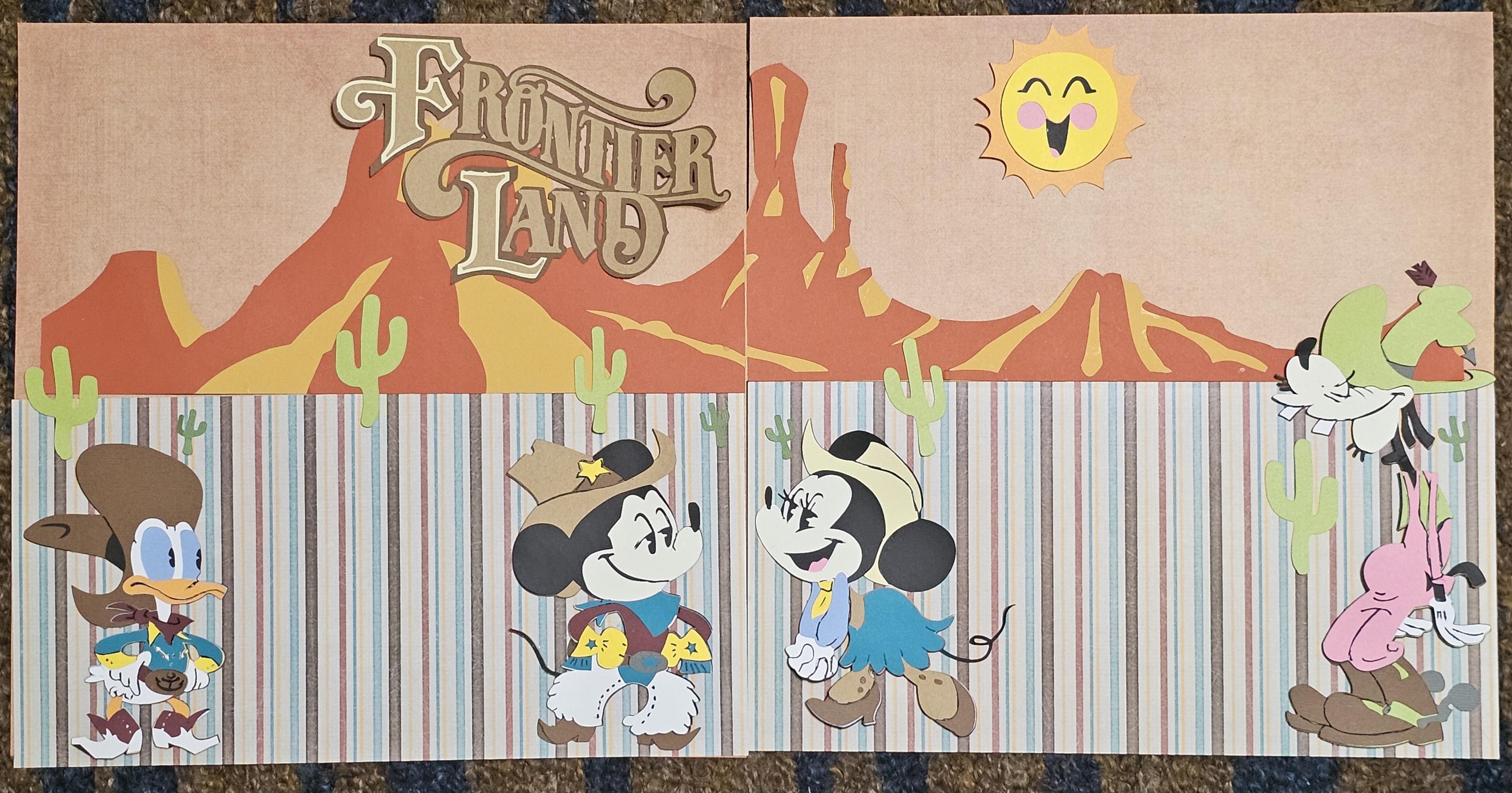 Frontierland Layout Svgs - Etsy