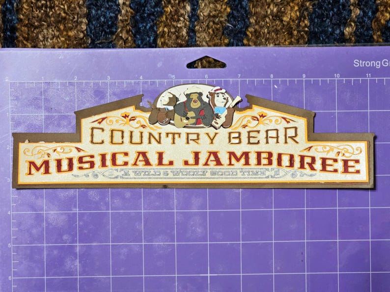 Country Bear Jamboree - Magic Kingdom - Frontierland - Etsy