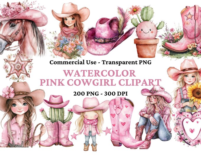 Cowgirl Clipart - Cowgirls - Western Clipart - Wild West Clipart ...