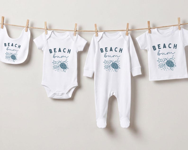 Sandy Beach Bum Baby Clothes: Little Surfer Dude Clothes Gift - Etsy