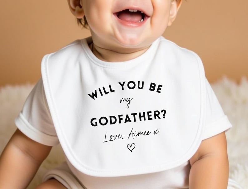 Godparents Proposal Baby Clothes: Will You Be My Godmother, Godfather ...