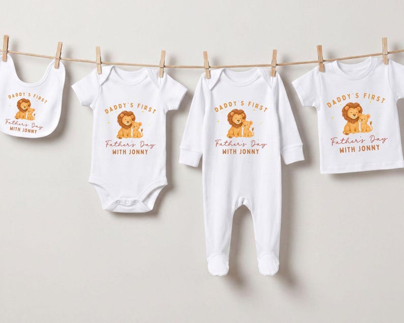 Daddy and Me Baby Grow | Our First Father's Day 2026 | Personalised ...