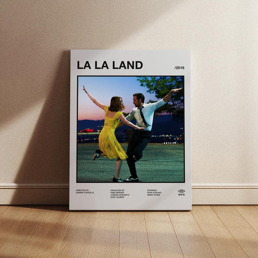 La La Land Poster, La La Land Wall Art, La La Land Print, La La Land ...