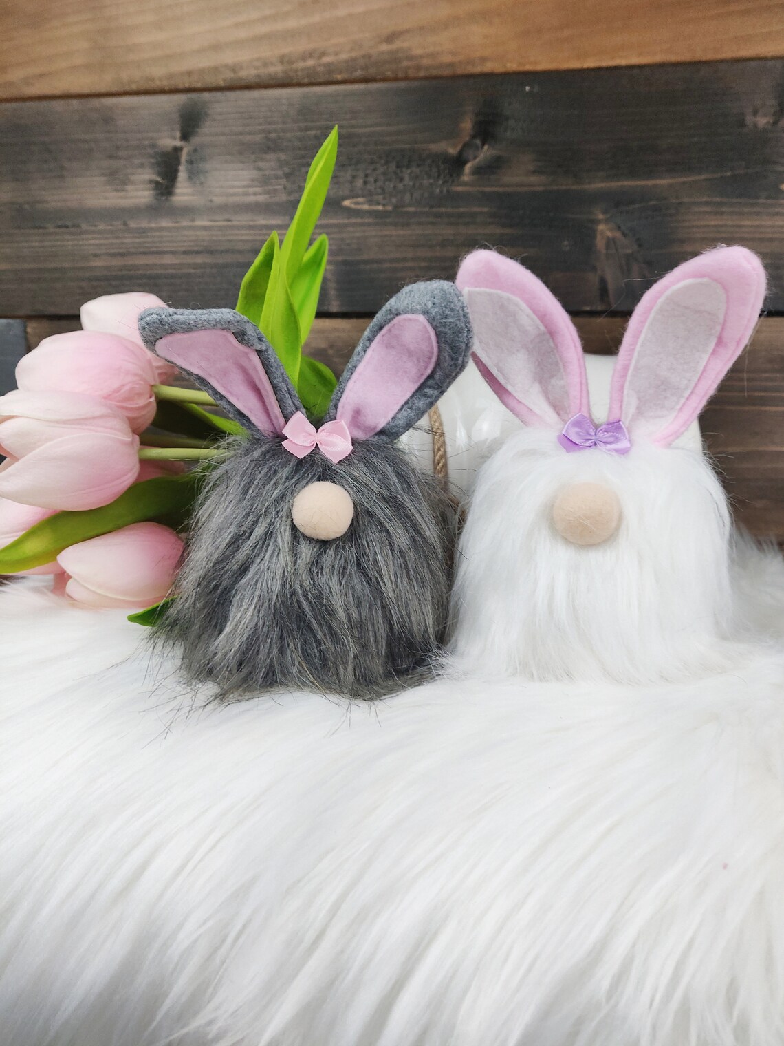 Easter Bunny Balls Easter Gnome Bunny Balls Fuzzy Bunny - Etsy