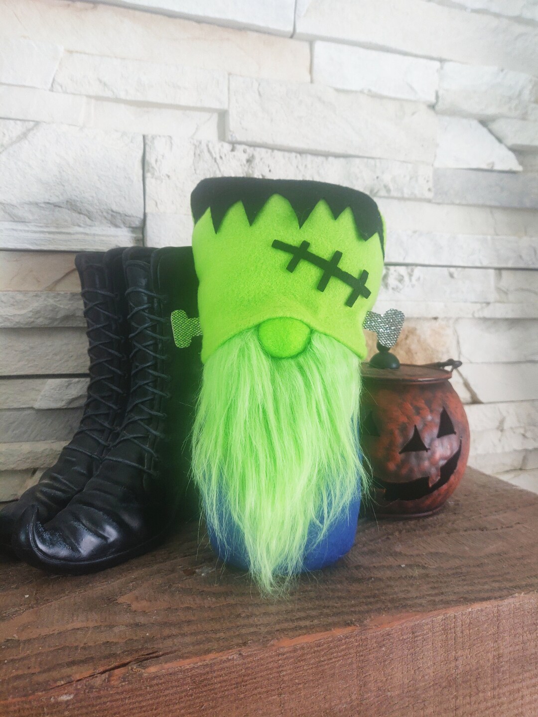 Frankenstein Gnome, Soft Gnome, Scandinavian Gnome, Halloween ...